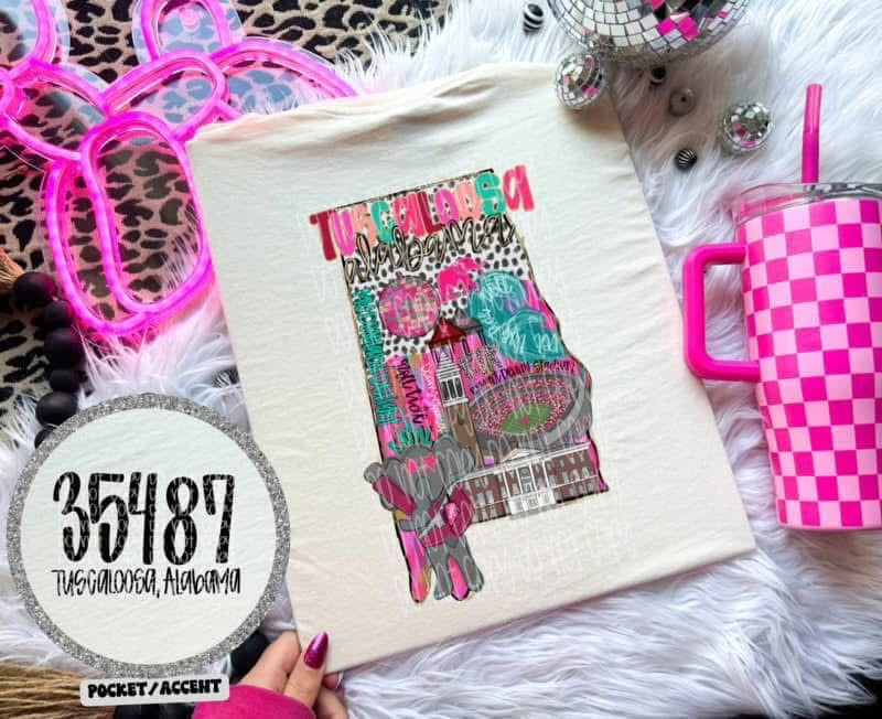 Alabama Preppy State Digital Download PNG – alljadedesigns